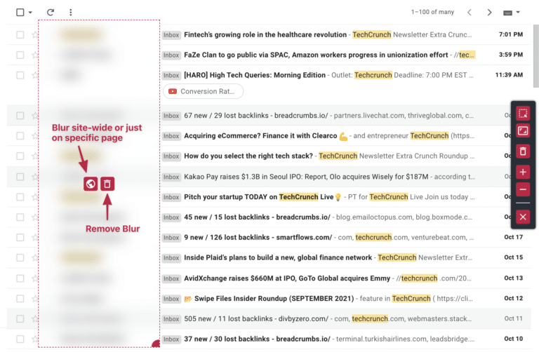 ZeroBlur - Free Blur Extension for Chrome, Firefox, Edge