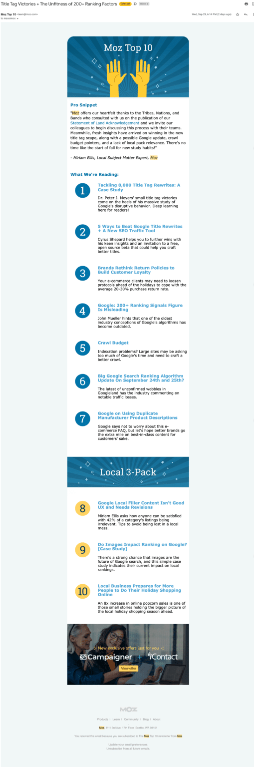 How to create a great SaaS Newsletter (+6 Examples)